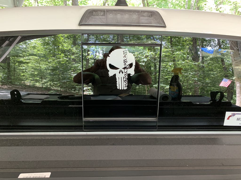 We The People Punisher Skull Window Decal Sticker | Custom Made In the ...
