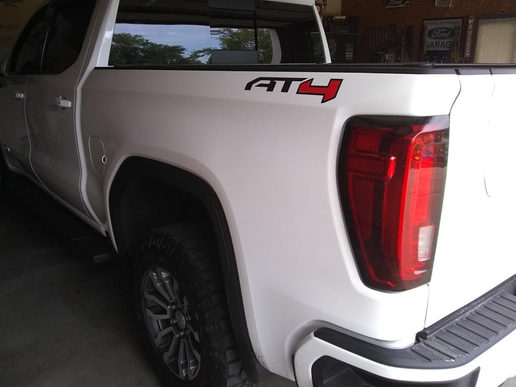GMC AT4 Bedside Graphic Decal Sticker