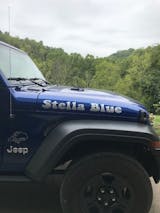 Custom Hood Text Jeep Decal Stickers- Aftermarket replacement NON ...