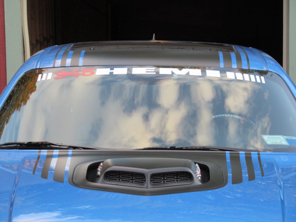 Dodge Hemi Windshield Banner Decal Sticker A2 Decal Stickerdodge Decals ...