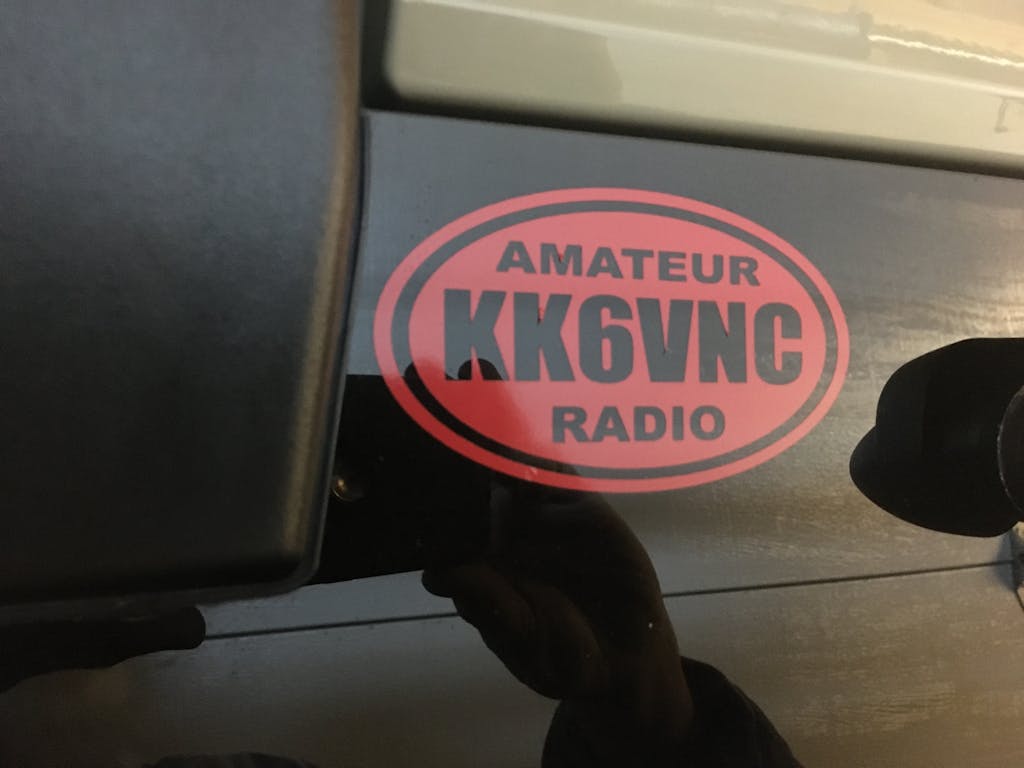 Ham Amateur Radio Call Sign Window Decal Sticker | Custom Made In the ...