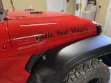 Jeep Hood Custom Text Jeep Decal Stickers
