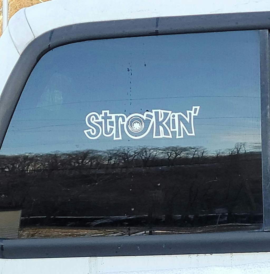 Strokin Powerstroke Turbo Decal Sticker | Custom Made In the USA | Fast ...