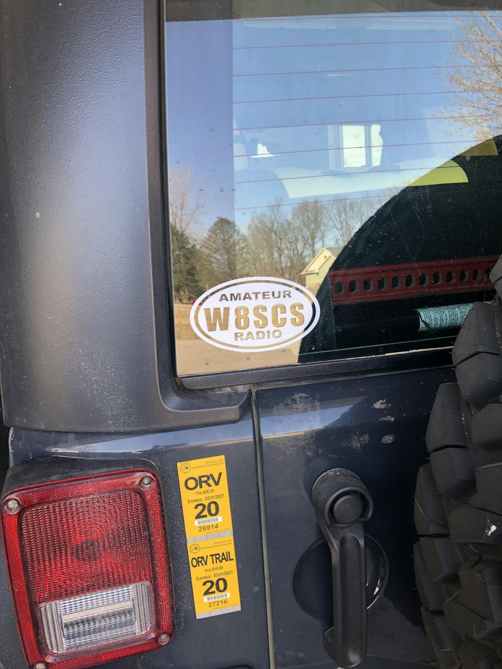 Ham Amateur Radio Call Sign Window Decal Sticker | Custom Made In the ...