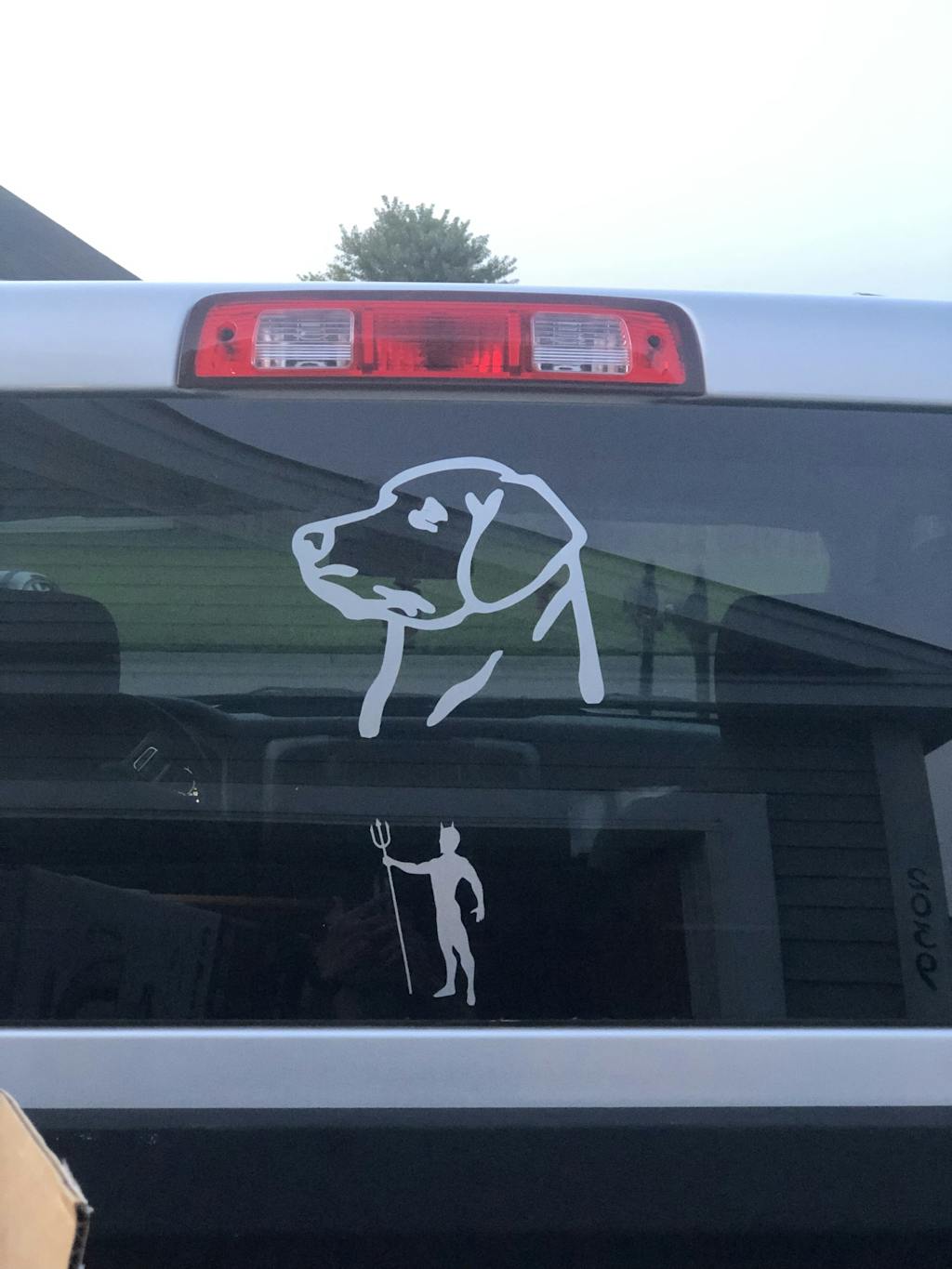 Lab Labrador Window Decal Sticker | Custom Made In the USA | Fast Shipping