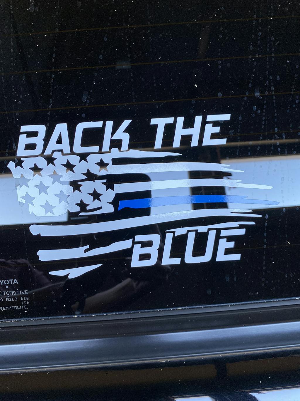 Blue Lives Matter Sticker Back The Blue Decal | Custom Made In the USA ...