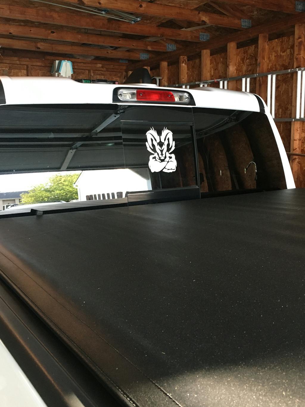 Muscle Dodge Ram Head Truck Decal Sticker | MADE IN USA