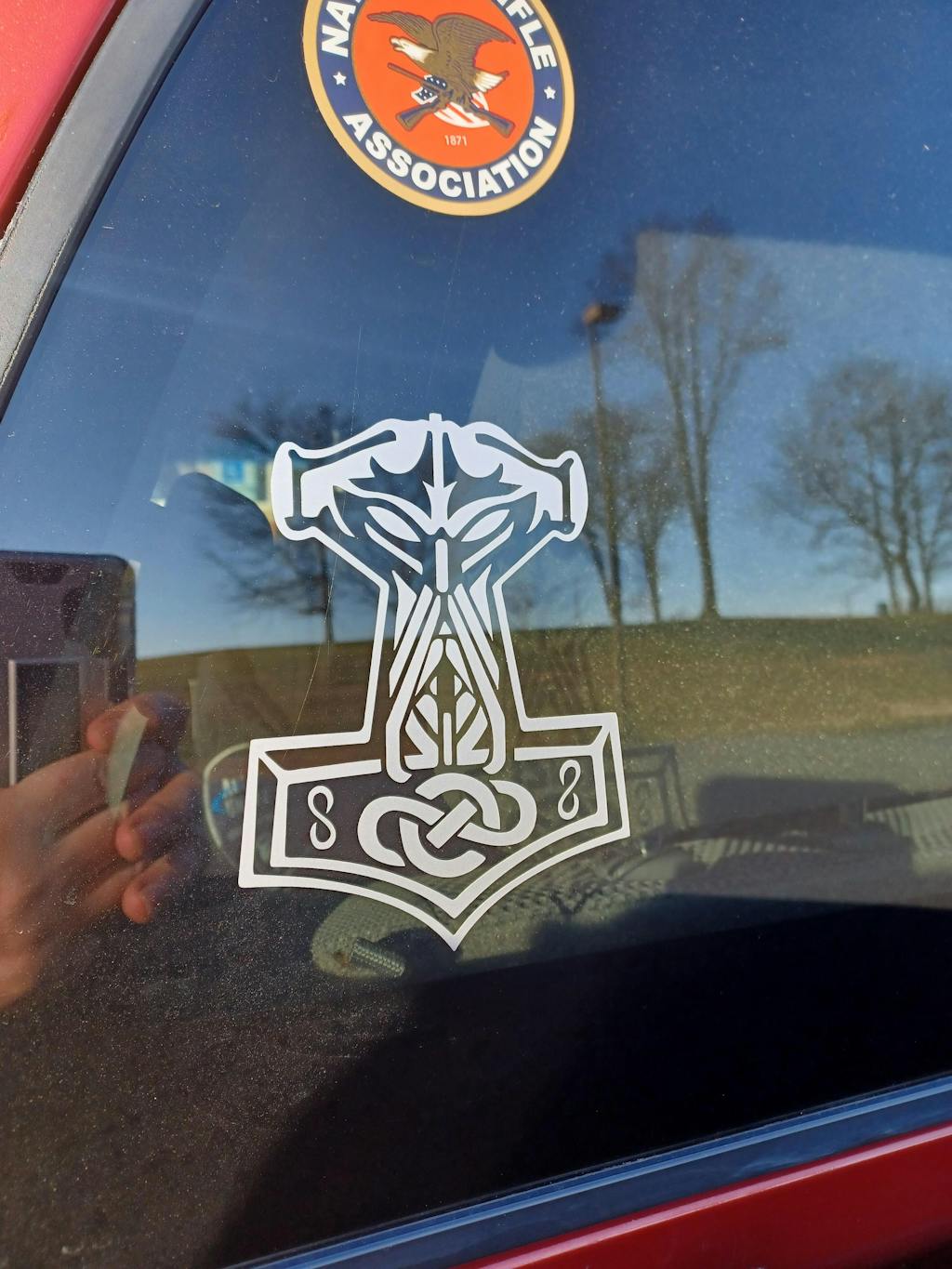 Thor’s Hammer Odin Window Decal Sticker | Custom Made In the USA | Fast ...