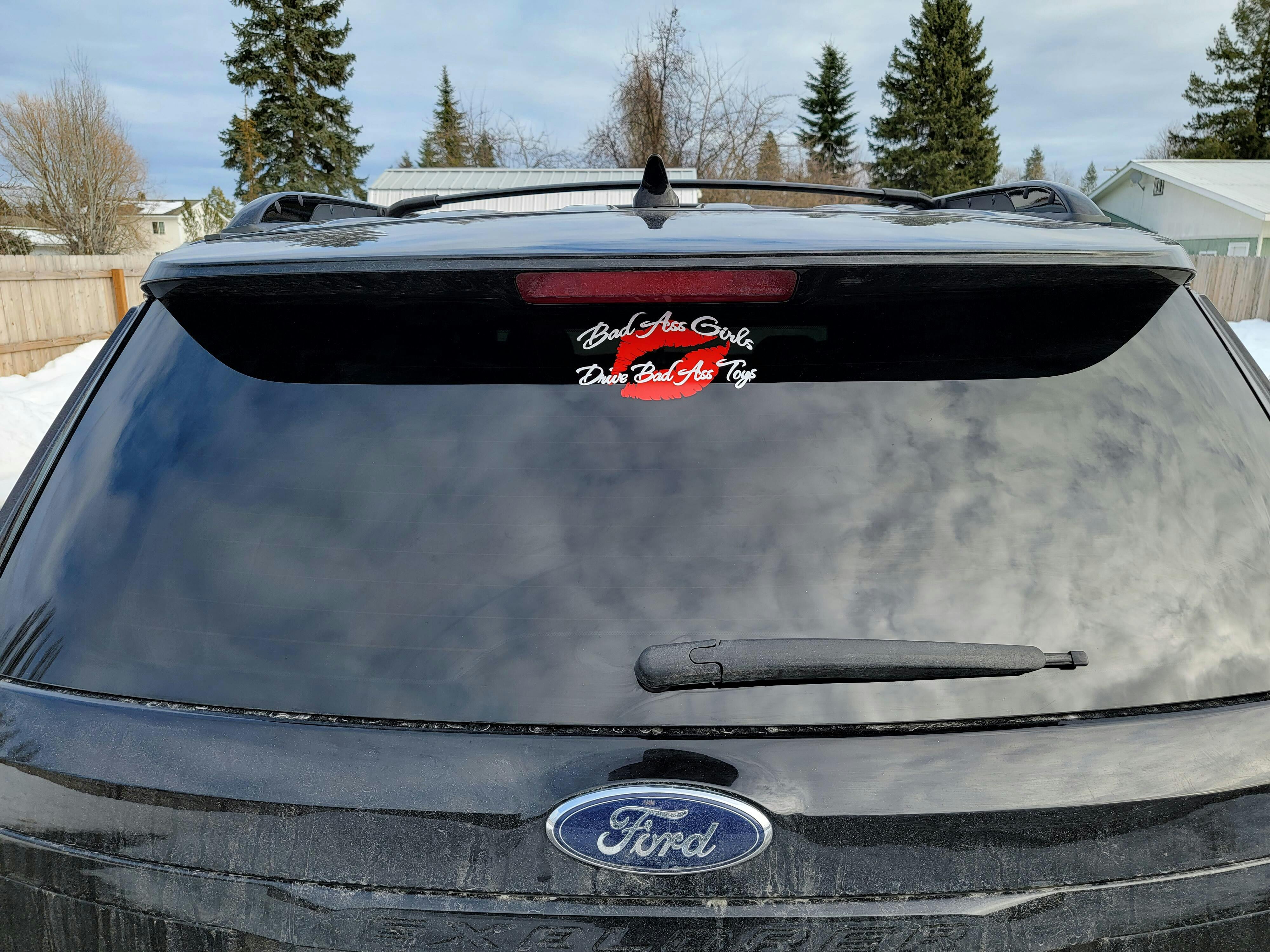 Ford Bad Ass Girls 2 Ford Decal Sticker Custom Made In The Usa Fast Shipping
