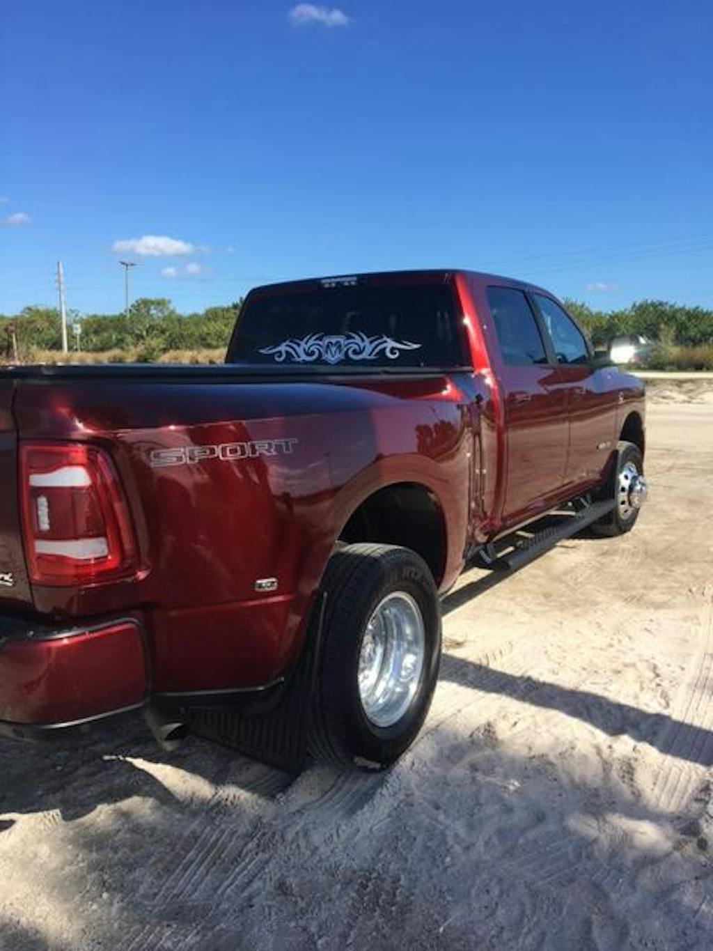 Dodge Ram Tribal Rear Banner – Dodge Decal Sticker | Custom Made In the ...