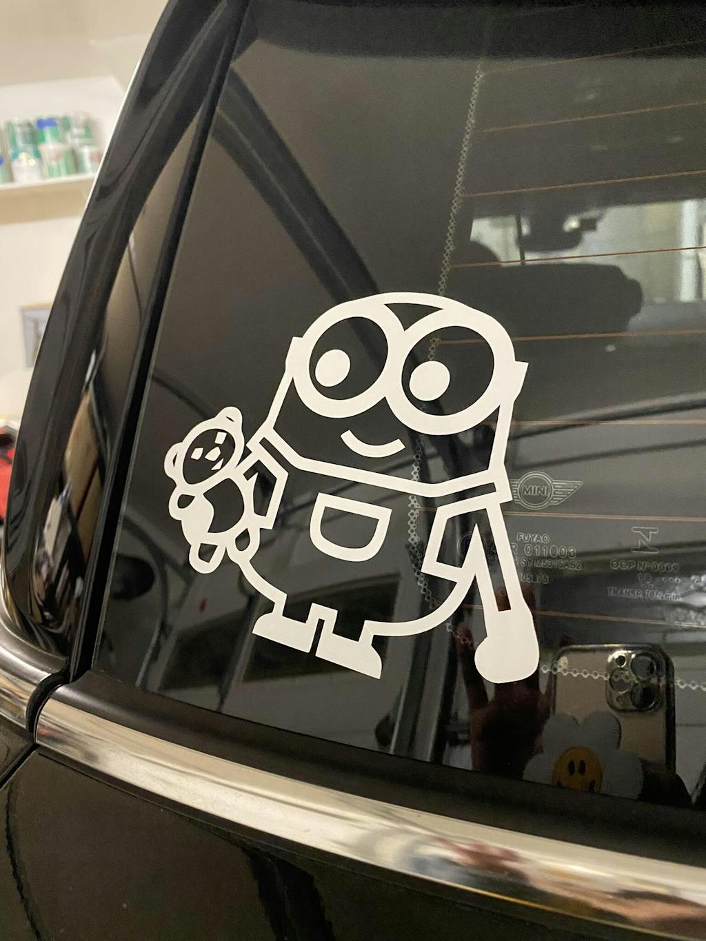 Despicable Me Minion Peeking Window Decal Sticker | Custom Made In the ...