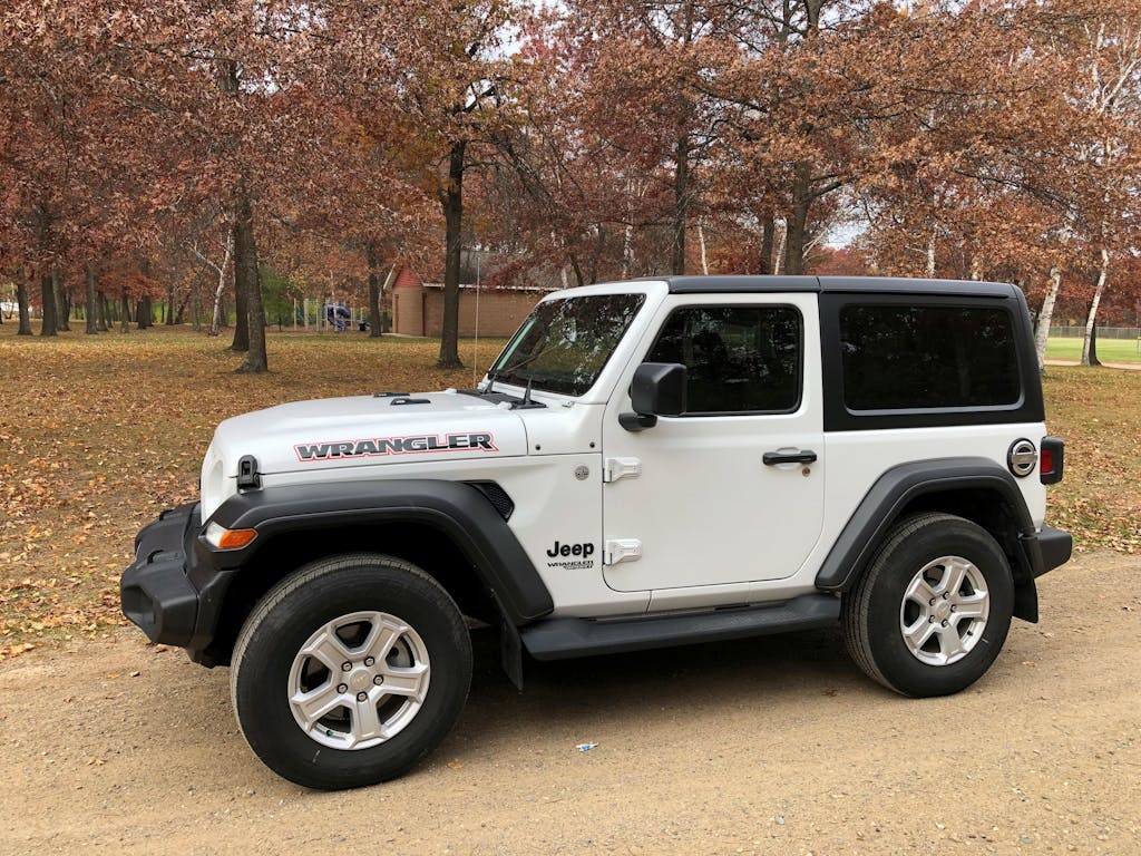 Jeep Wrangler Hood Letters 2 Color Outlined Decal Sticker | Custom Made ...
