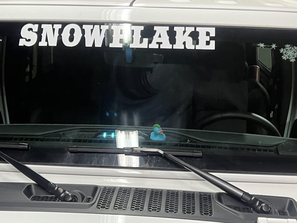 Custom Text Windshield Banner Decal Sticker | MADE IN USA