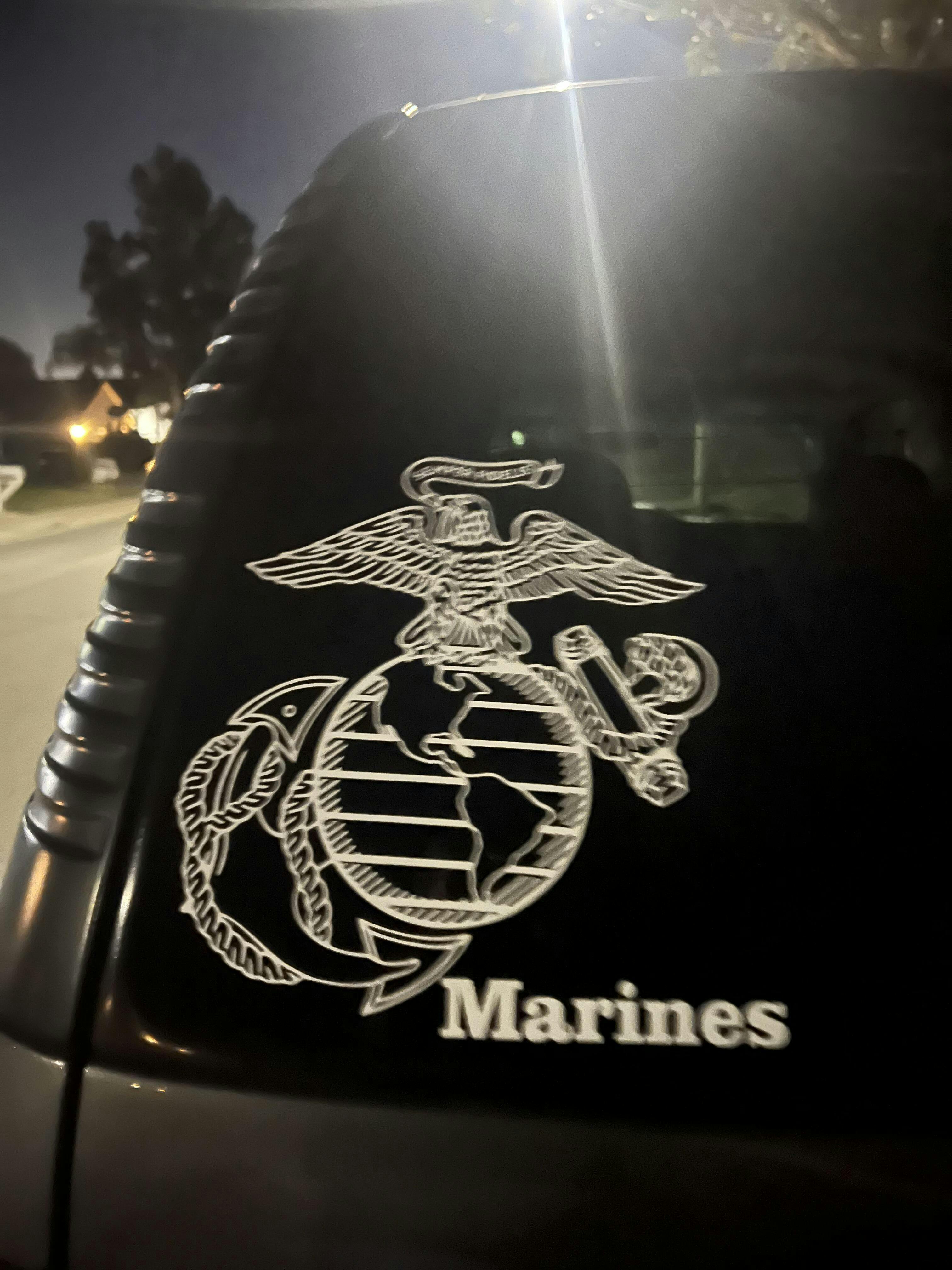 marines es EGA Eagle Globe Anchor Semper Fi Window Decal Sticker | MADE ...
