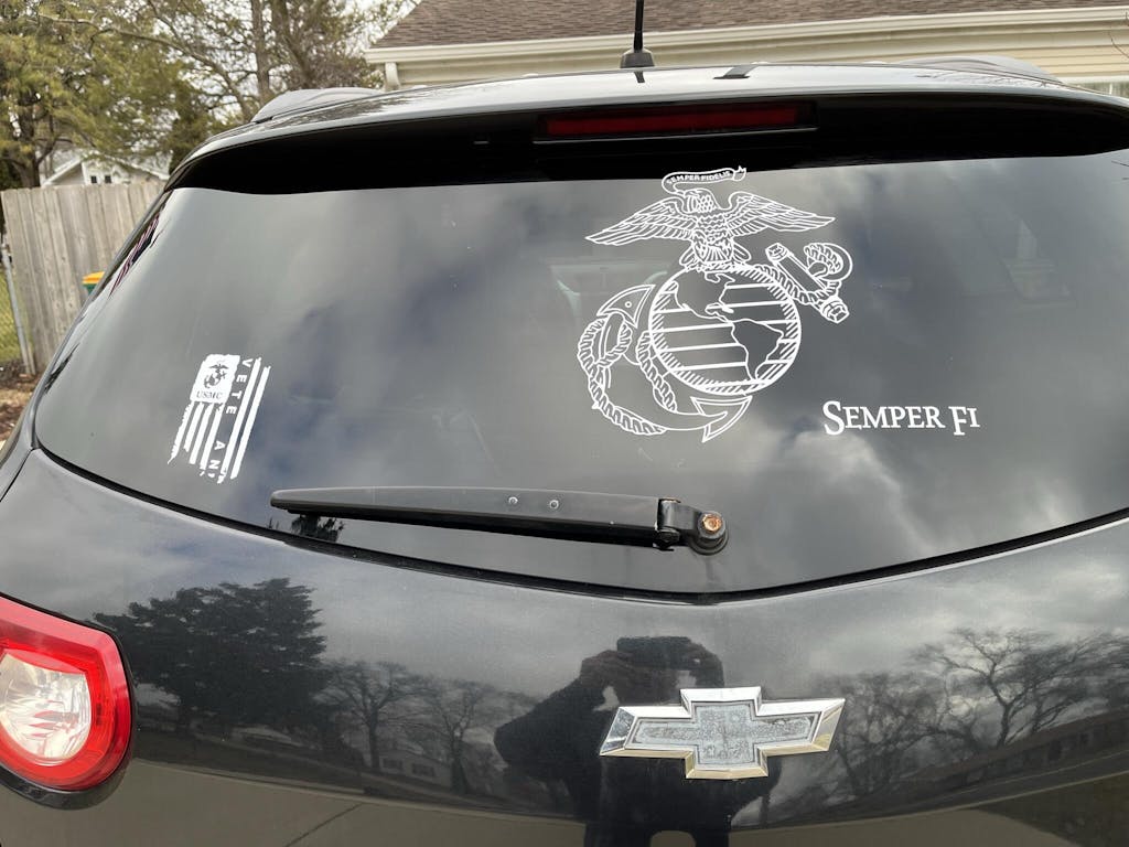 Semper Fi Window Decal Sticker | Custom Made In the USA | Fast Shipping