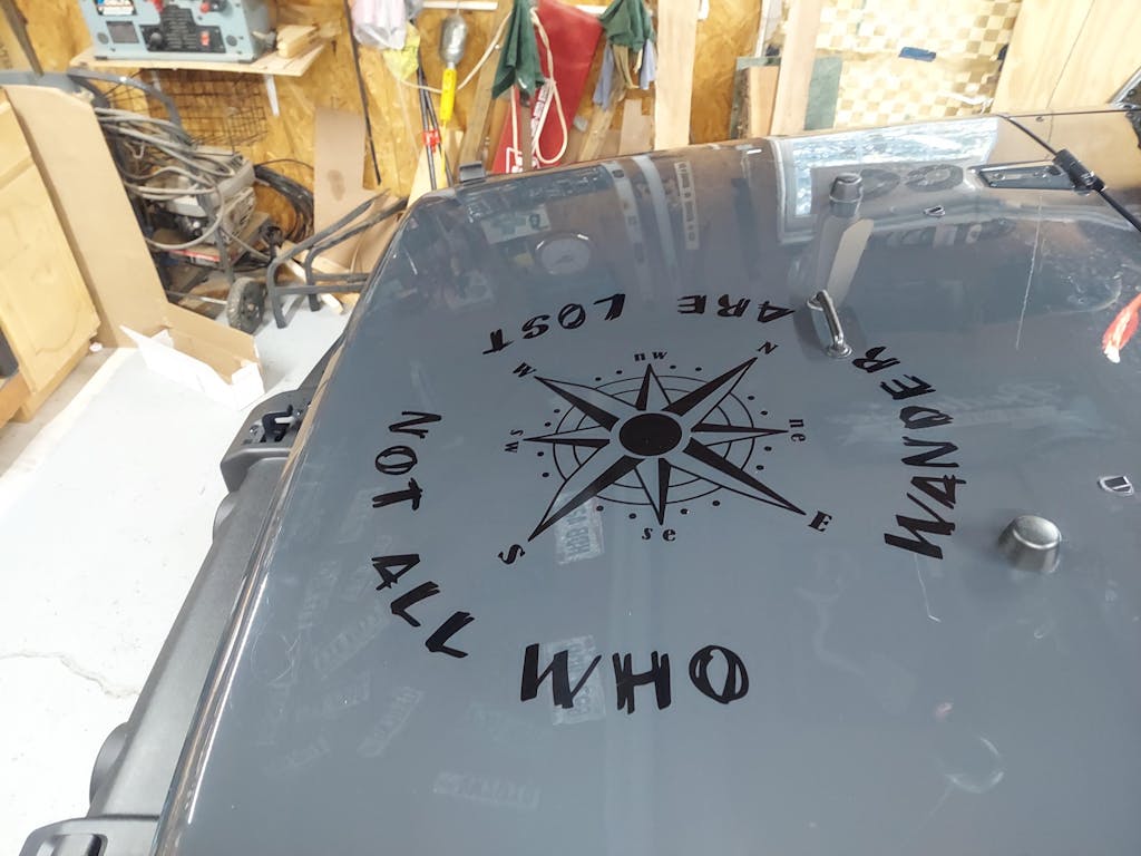 All that wander are not lost Compass Jeep – Jeep Decal Sticker | MADE ...