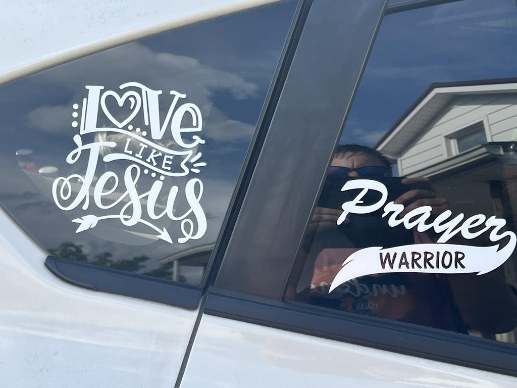 Custom Text Windshield Banner Decal Sticker | MADE IN USA