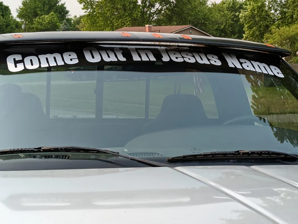 Make Your Own Custom Text Windshield Banner Decal Sticker | Custom Made ...