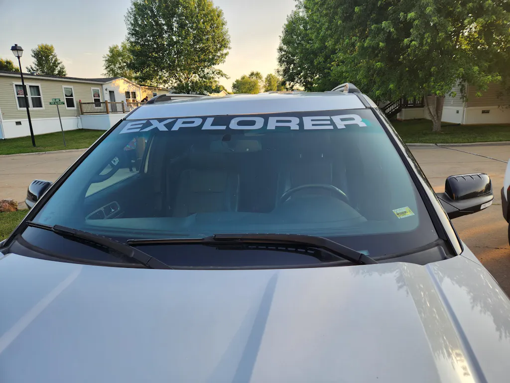 Ford Explorer Windshield Banner Decal Sticker | Custom Made In the USA ...