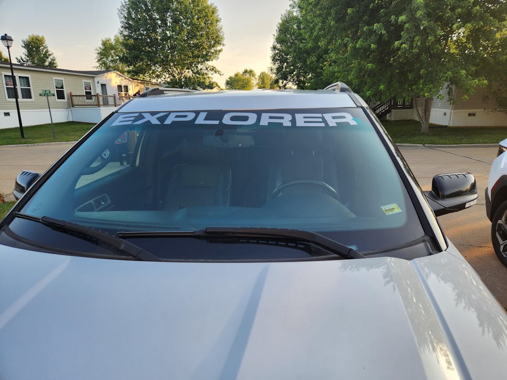 Ford Explorer Windshield Banner Decal Sticker | Custom Made In the USA ...