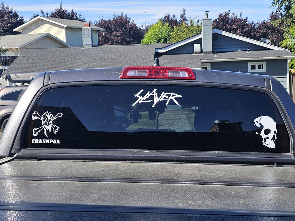 Slayer Band Decal Stickers | Custom Made In the USA | Fast Shipping