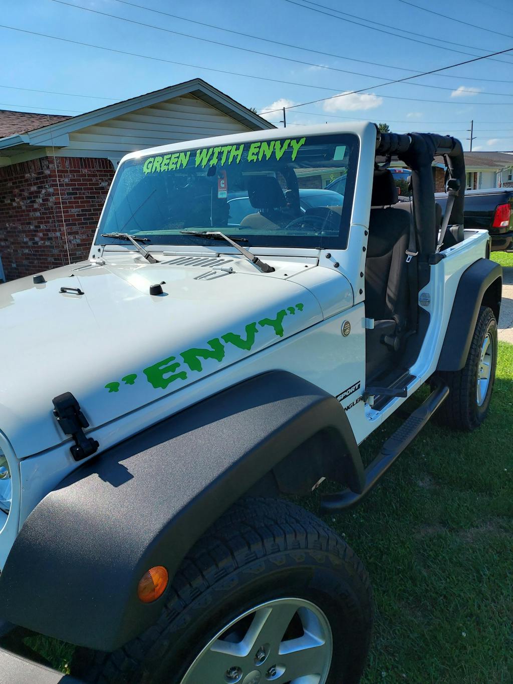 Make Your Own Jeep Custom Text Windshield Decal Sticker | Custom Made ...