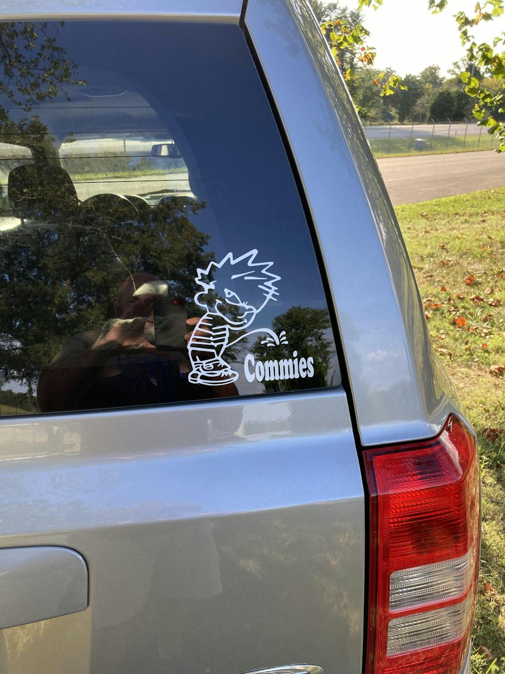 Calvin Pee On Your Custom Text Decal Stickers | Custom Made In the USA ...