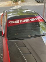 Genesis Windshield Banner Decal Sticker | Custom Made In the USA | Fast ...