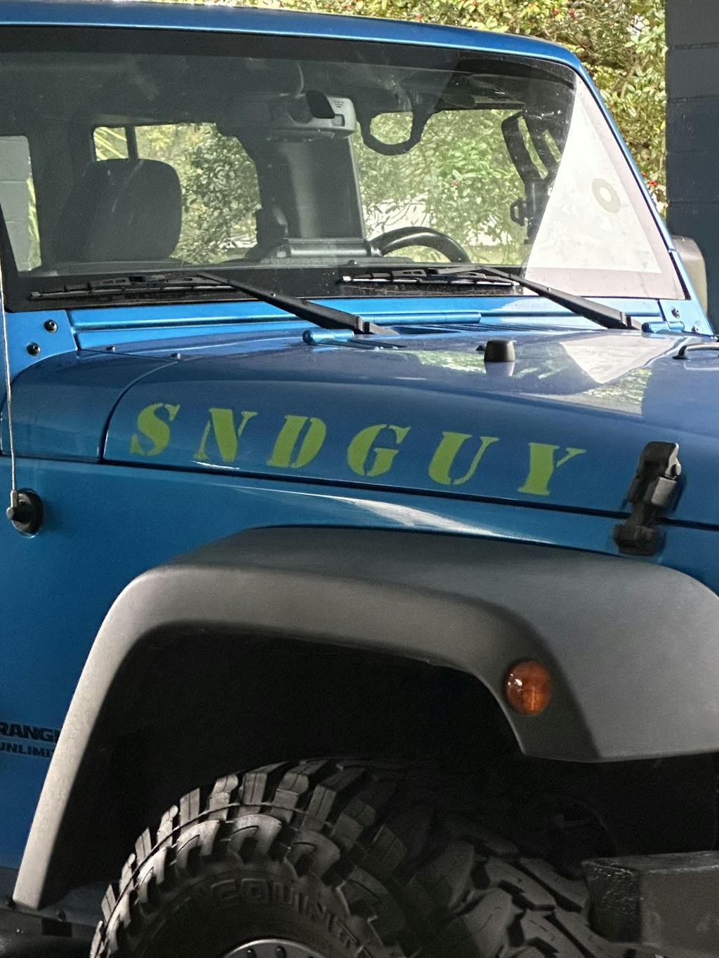 Make Your Own Custom Jeep Hood Lettering Decal Sticker | Custom Made In ...