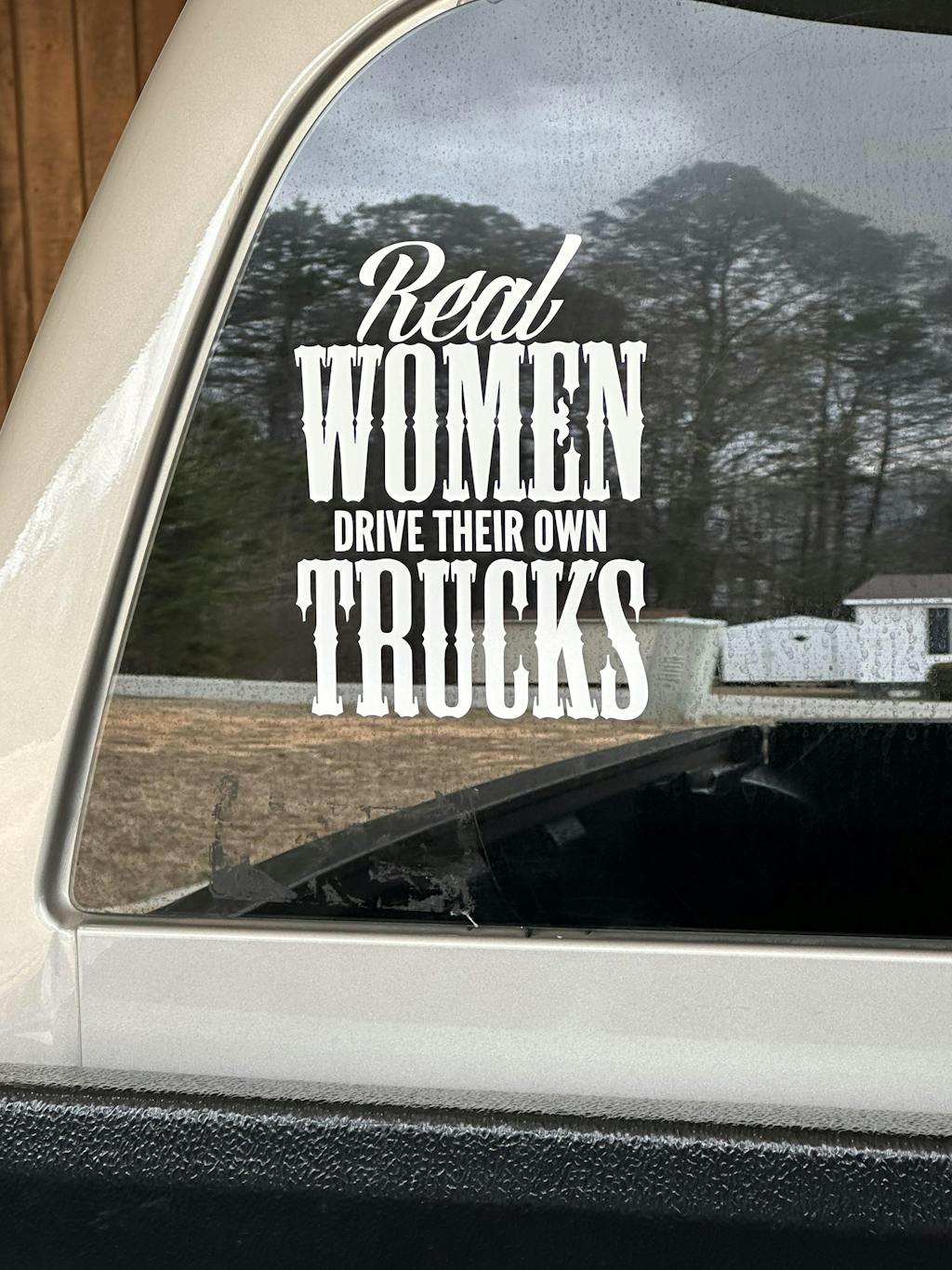 Real Women Drive There Own Trucks Decal Sticker | Custom Made In the ...