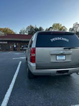 Truck Decal Sticker – Old English Font Rear – Custom Sticker Shop