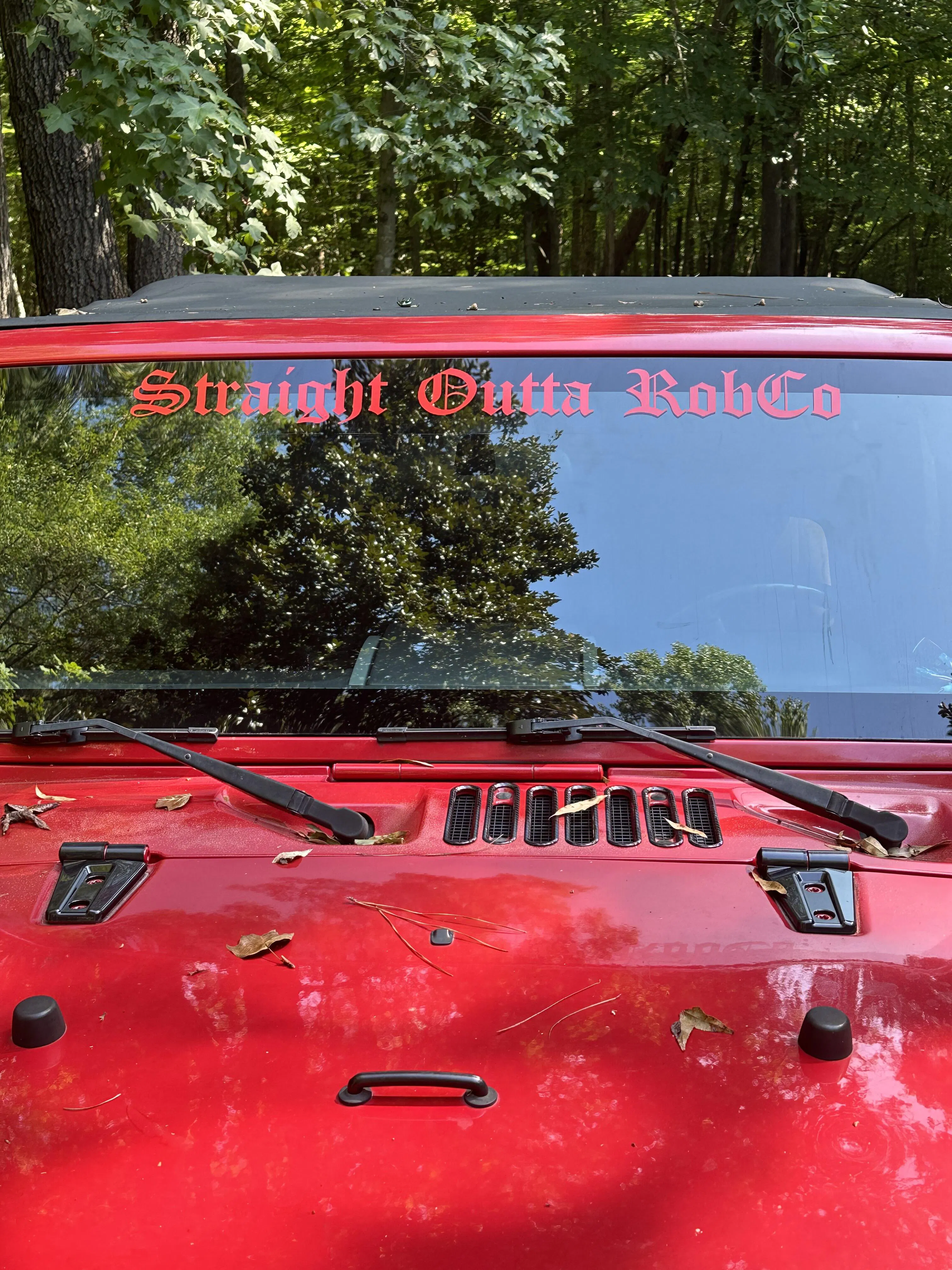 Make Your Own Jeep Custom Text Windshield Decal Sticker | Custom Made ...