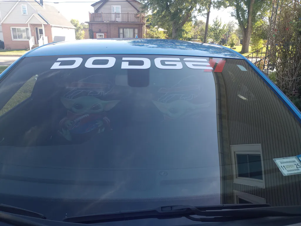 Dodge Windshield Banner Decal Sticker Charger Challenger Dart | Custom ...