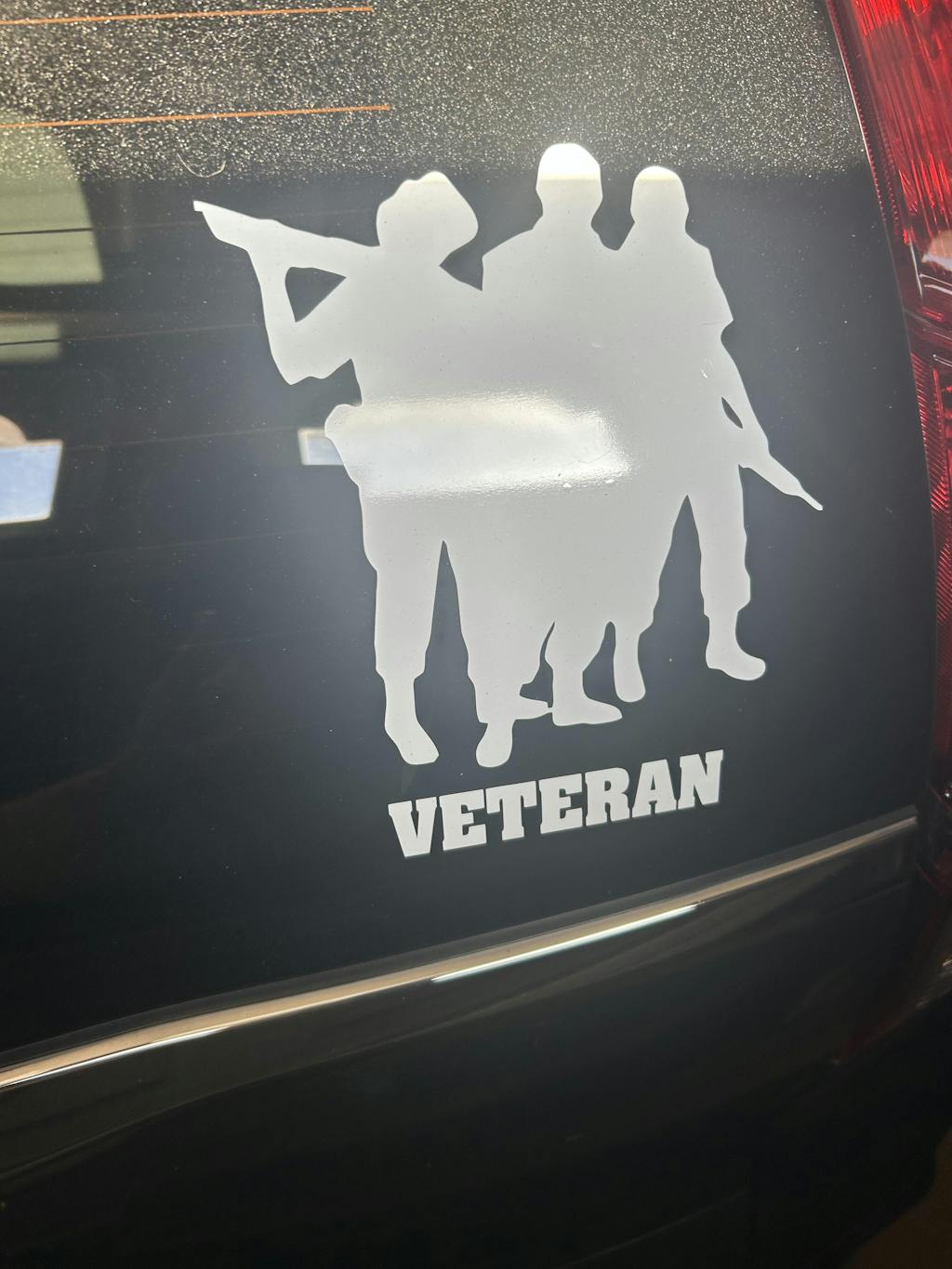 Veteran Window Decal Sticker | Custom Made In the USA | Fast Shipping