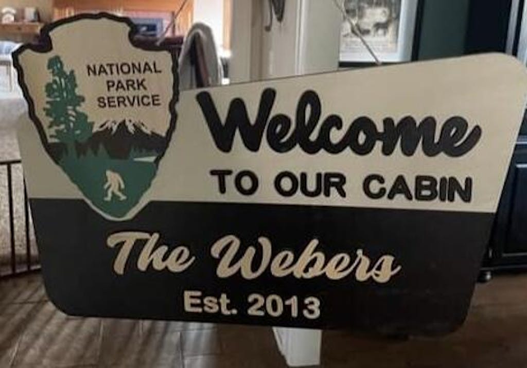 NPS Welcome To Our Adventure Wooden Sign - Personalized 2 Layer Wooden ...