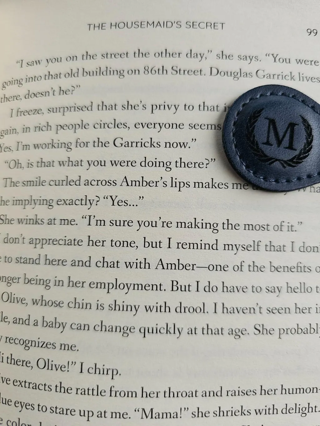 Personalized Magnetic Leather Bookmark Clip – Custom Monogram Gift | C ...