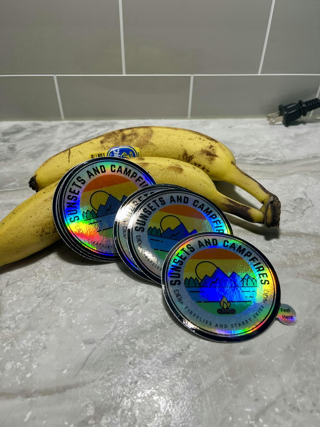 Rainbow Holographic Stickers | Peel Tab – CustomStickers.com