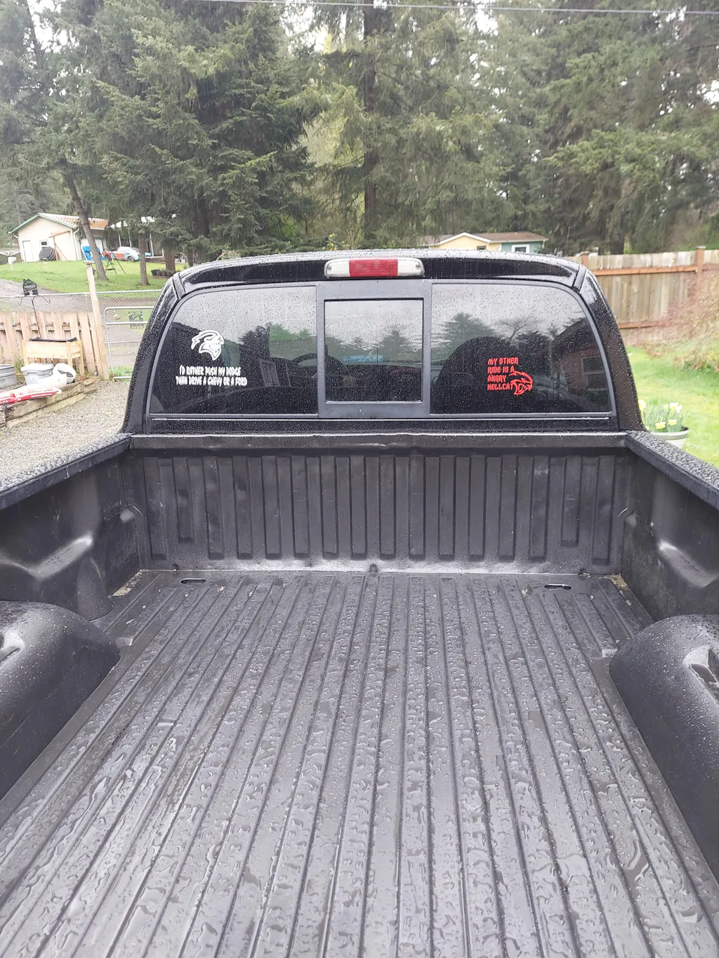 Hellcat Decal Custom Vinyl car truck window My other Ride is a Hellcat ...