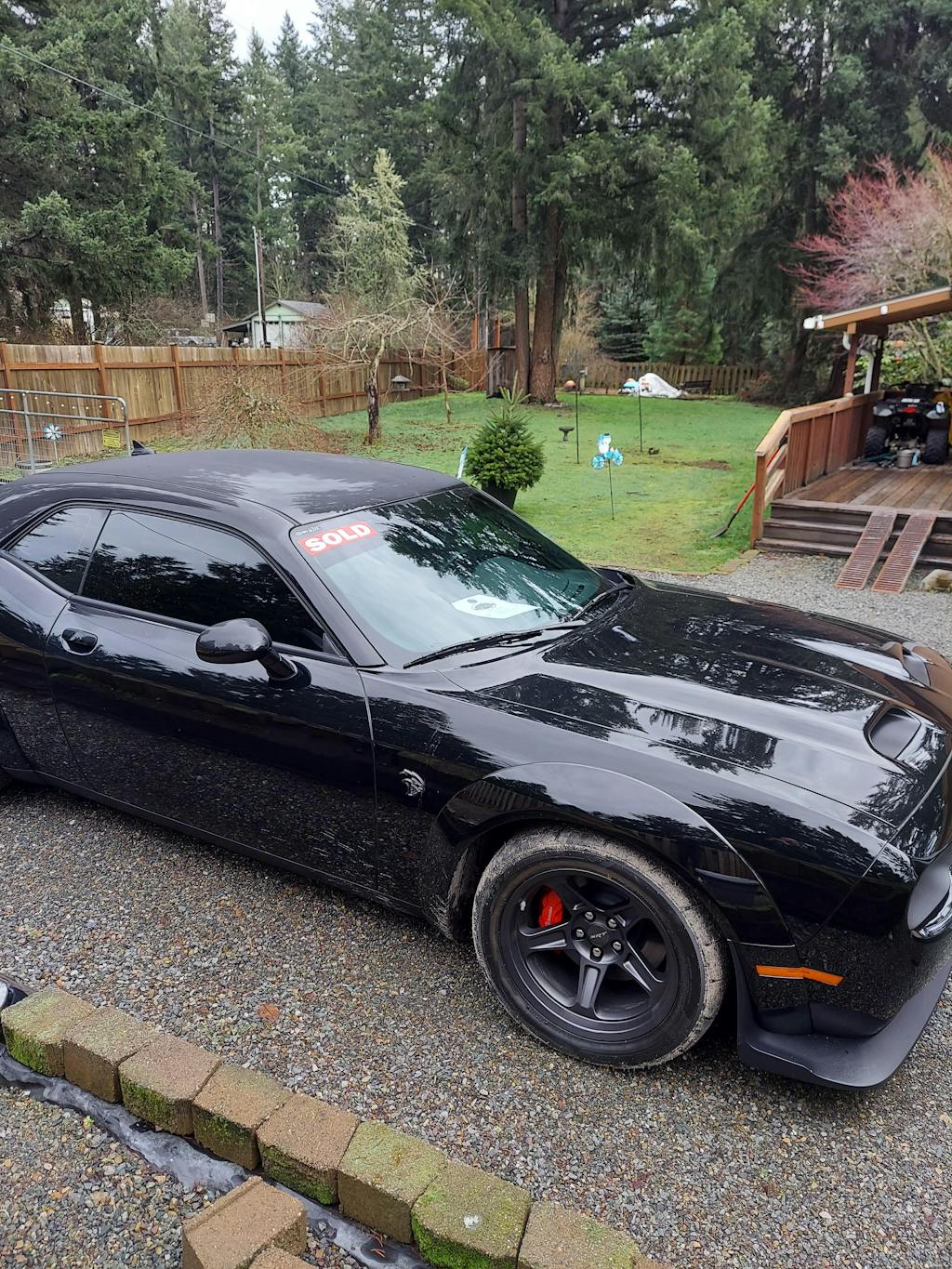 Hellcat Decal Custom Vinyl car truck window My other Ride is a Hellcat ...