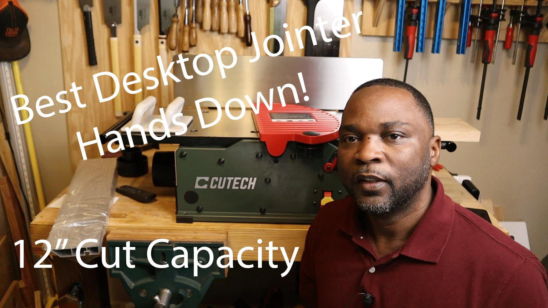 12" Spiral Cutterhead Benchtop Jointer (Cast Iron Tables) - CUTECH 401