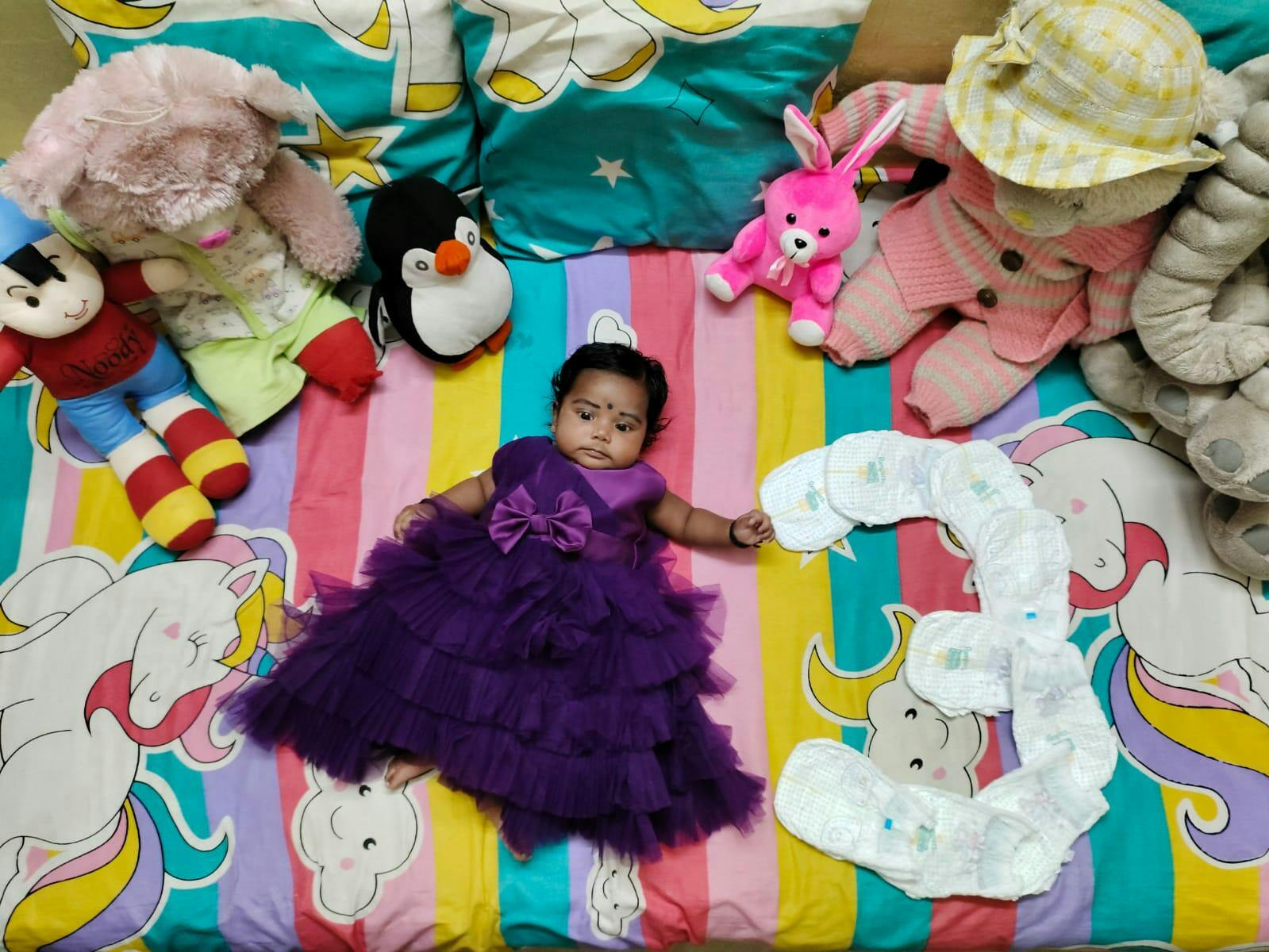 Cutedoll Wine Color Net Embroidered Kids Baby Frock Dress — cutedoll