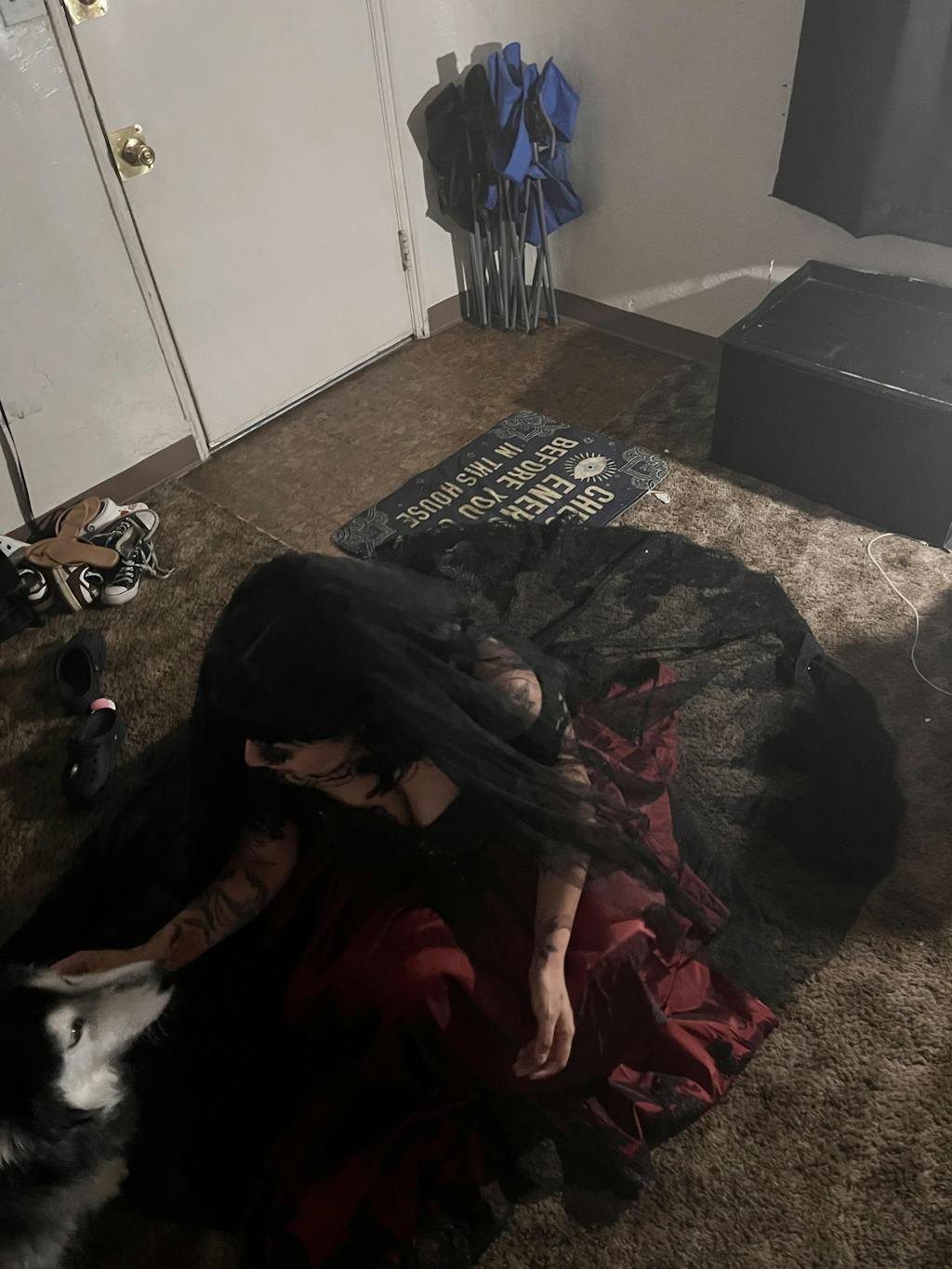 Navy Blue Ball Gown Lace Off Shoulder Quinceanera Dress, Navy Blue Tul ...