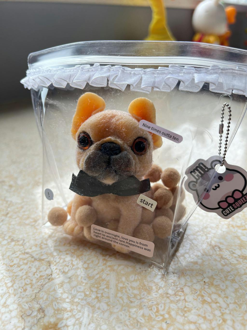 Handmade Squishy French Bulldog - Taba Squishy Toys | Cutesqueeze ...
