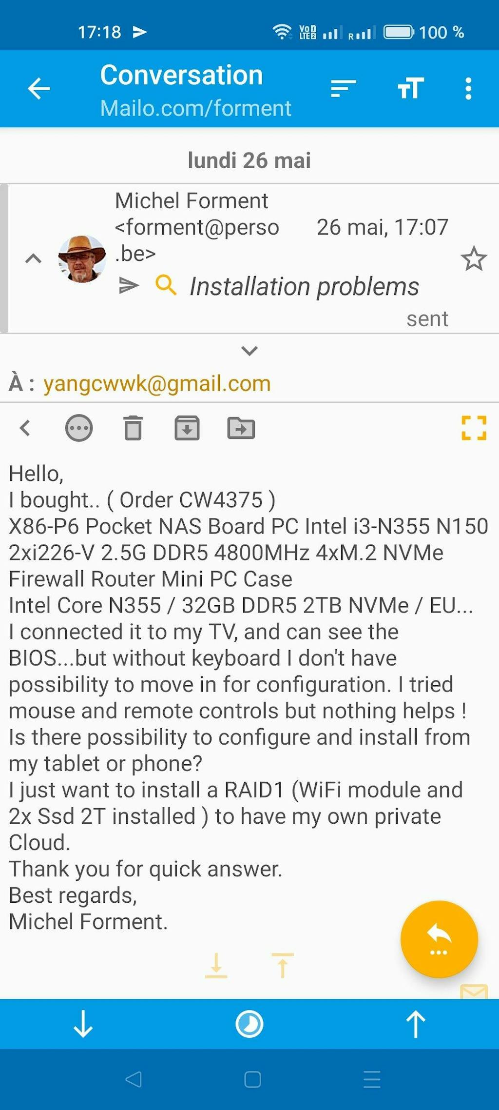 CWWK X86-P6 Pocket NAS Board PC Intel i3-N355 N150 2xi226-V 2.5G DDR5 ...