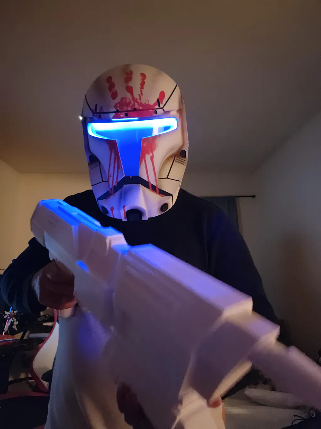 Republic Commando - Sev Helmet with LED (RGB available) – Cyber Craft