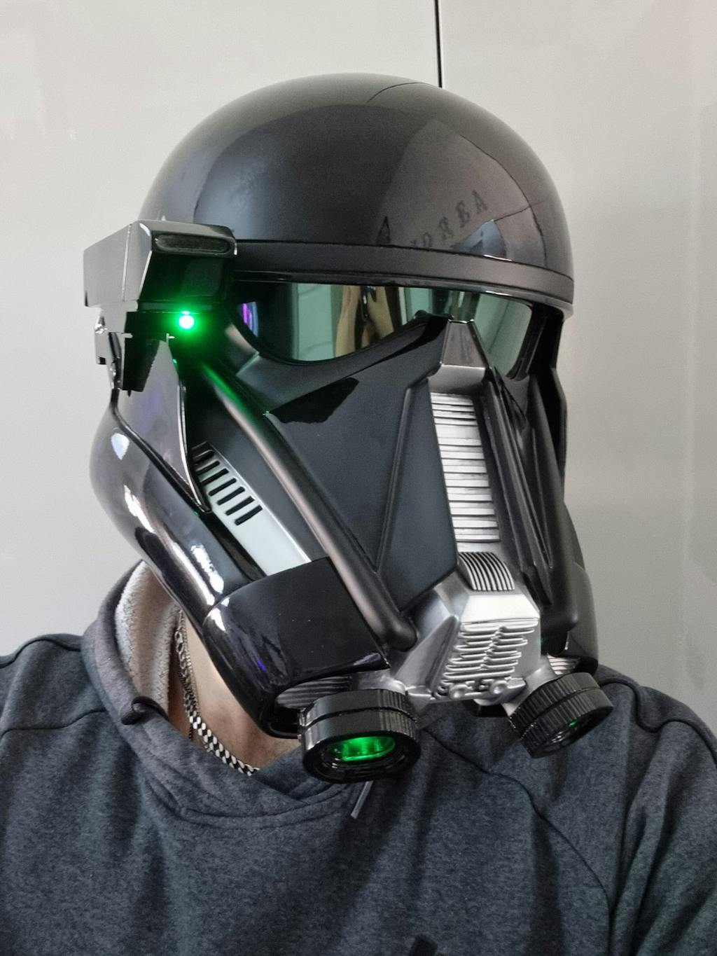 Death Trooper Helmet with LED – Cyber Craft