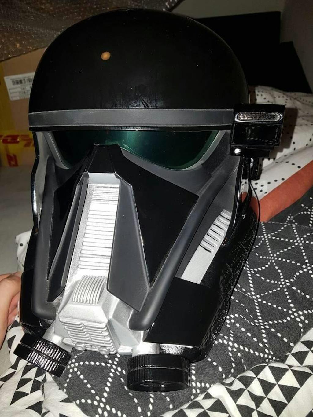 Death Trooper Helmet with LED – Cyber Craft