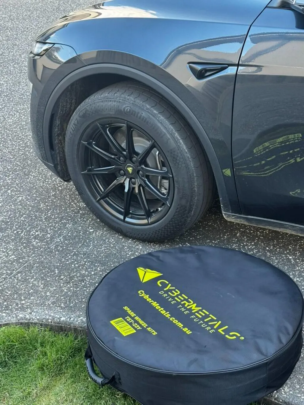Tesla Space Saver Spare Tyre Kit Model 3 Model Y – Cyber Metals Australia