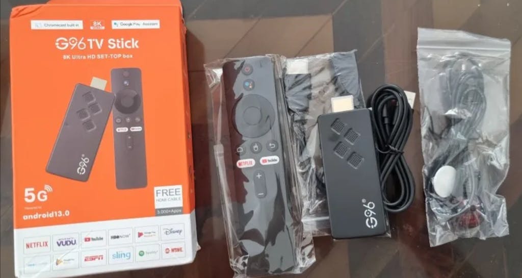 G96 smart stick with android TV up to 8k with android 13 – CyberCache Tv