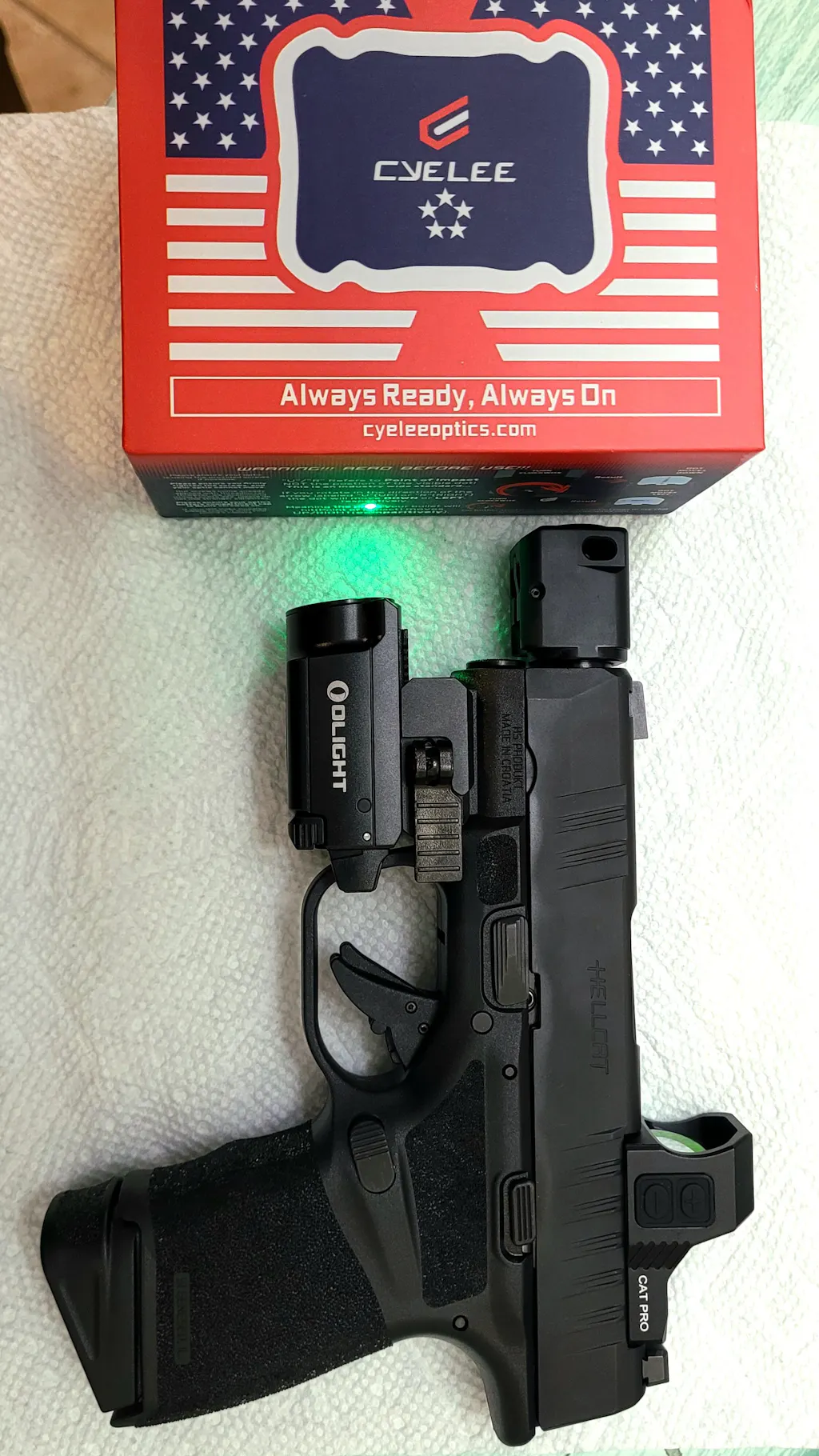Cyelee CAT PRO, 3MOA Red Dot, For the RMSc Footprint – Cyelee Optics